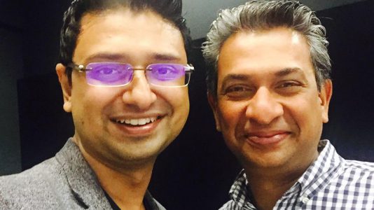 GoodWorkLabs CEO meets Google India MD. Rajan Anandan